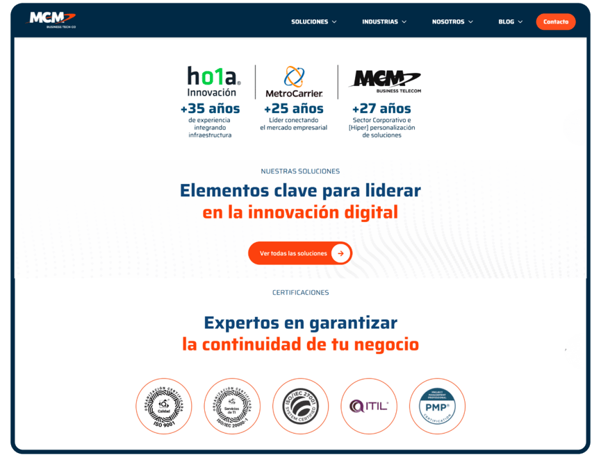 De la Necesidad Comercial a la Excelencia Operativa: El Éxito de MCM Business Tech-Co con ISO ...